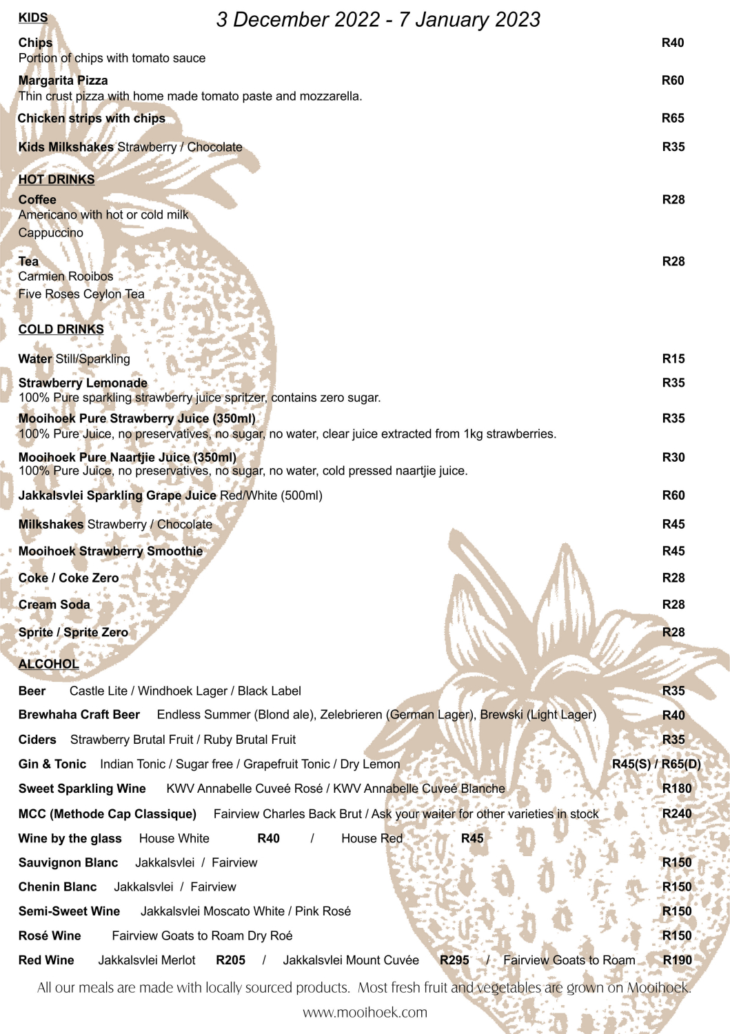 Mooihoek Strawberry Farm | Our Packhouse on the farm. Frozen and dried ...